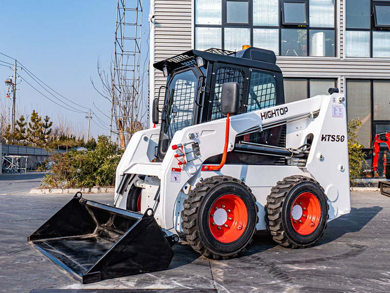 HTS50 skid steer loader: an engineering asset | Shandong Hightop ...