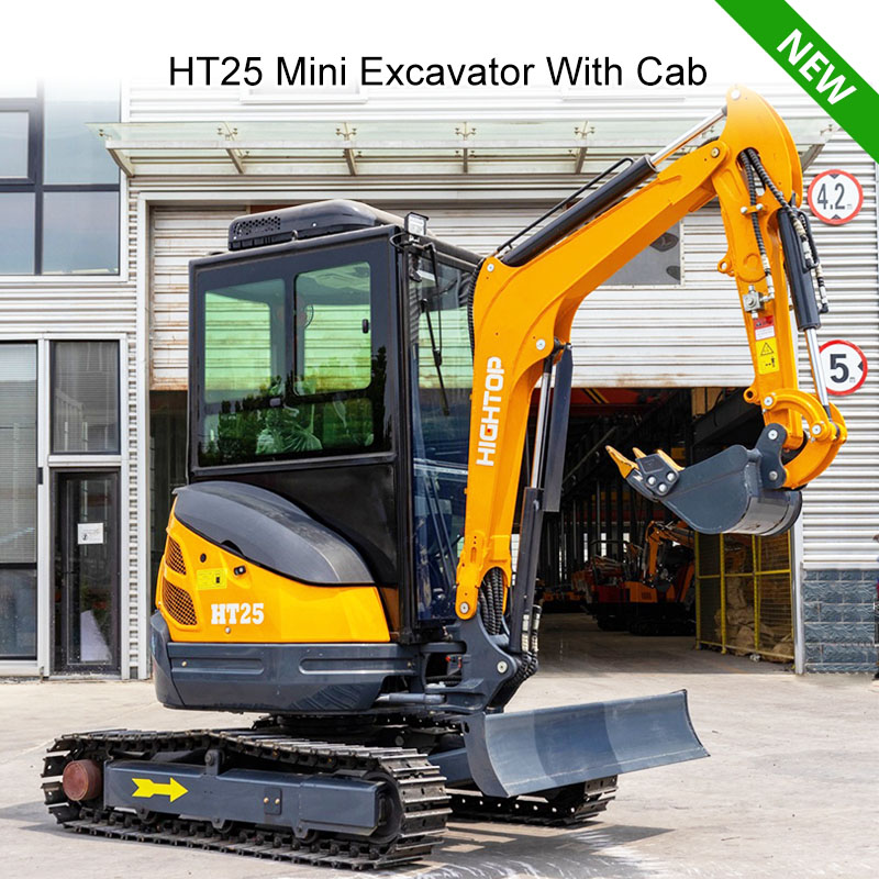 HT25 Mini Excavator With Cab manufacturer, company, supplier | Shandong ...