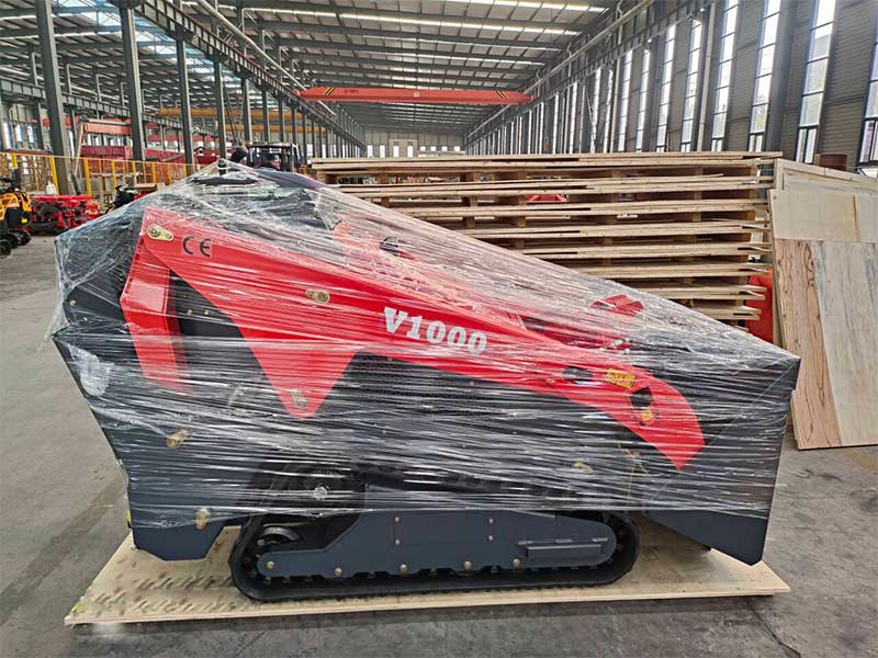 HT-V1000 Triangle Track Skid Steer Loader Ships to Europe | Shandong ...