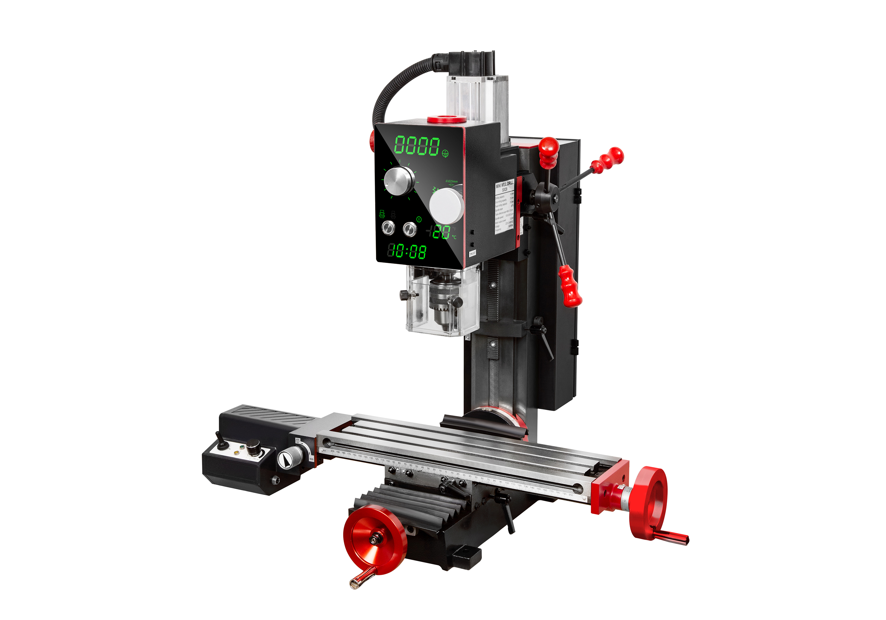 SX20 Mini Mill Drill-LED Mirror Display company | Shanghai Sieg ...