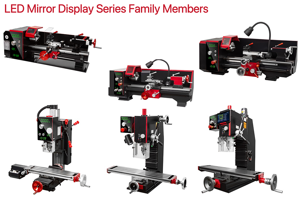 SIEG LED Mirror Display Series Family Members | Shanghai Sieg Machinery ...