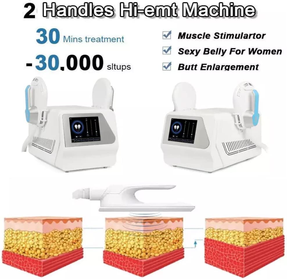2 Handles EMS Body Sculpting Muscle Building Machine