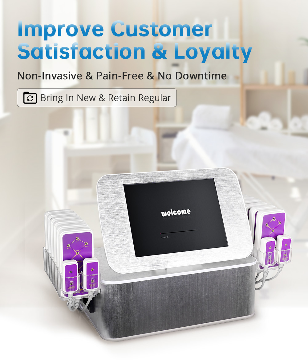 160MW Laser Lipo 16 Pads Body Sculpting Machine