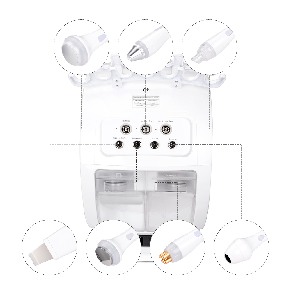 7 In 1 Multifinctional Hydra Facial Skin Testing Machine