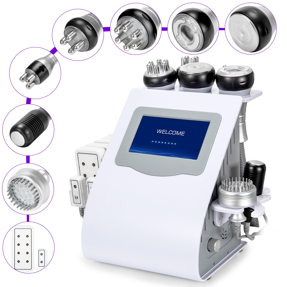 9 In 1 80K Cavitation Laser Lipo Body Contouring Machine
