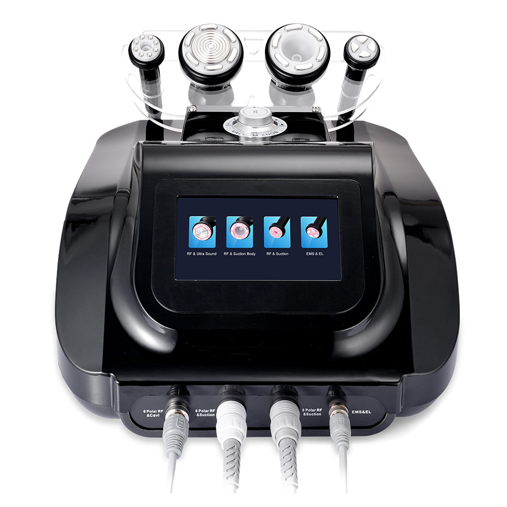 Black S Shape 30K Cavitation Body Contouring Machine