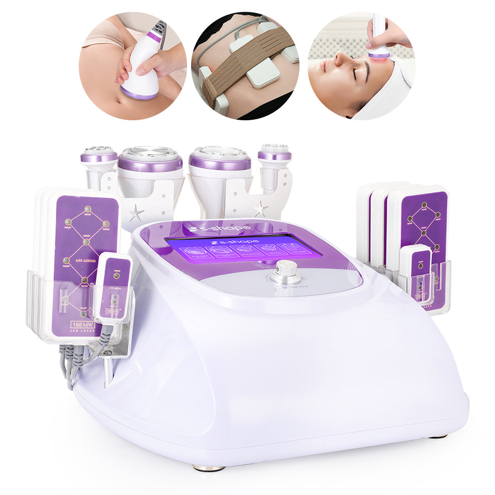 S Shape 2.5 Cavitation 160MW Laser Lipo Body Shaping Device