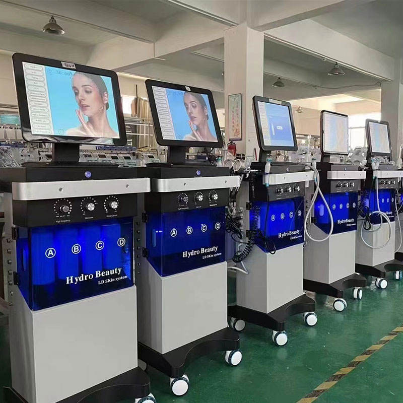 Professional 13 in 1 Hydrafacial Dermabrasion BIO EMS Face Care Machine