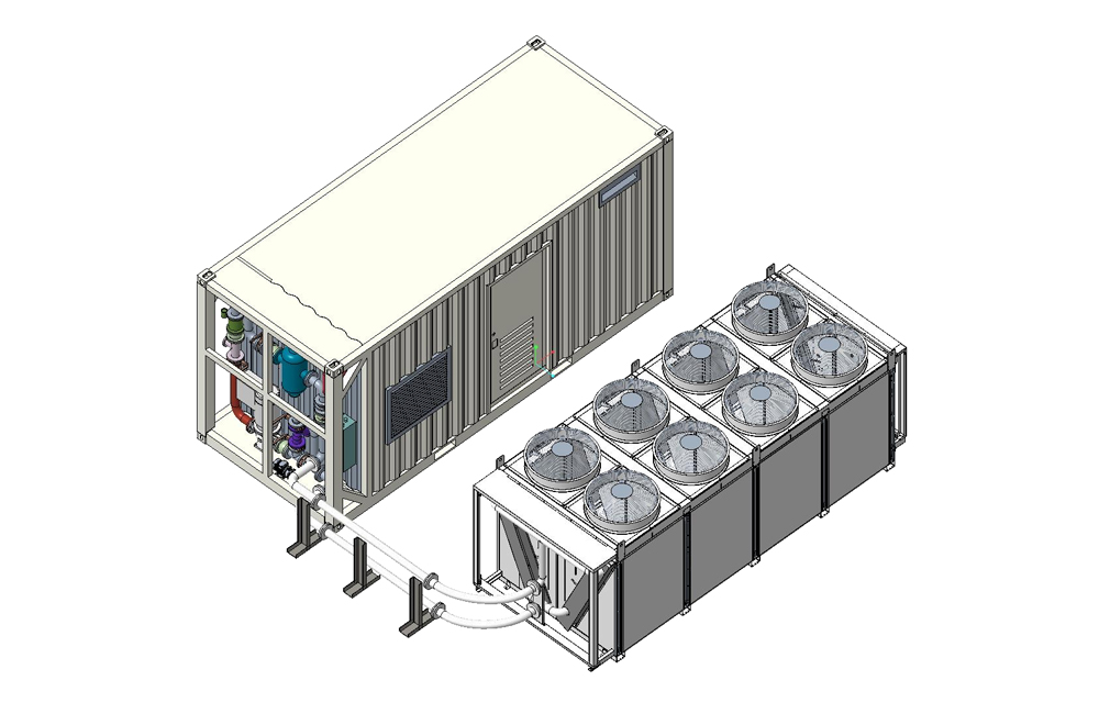Hydro Cooling Container Custom Industrial AC Manufacturer | Venttech