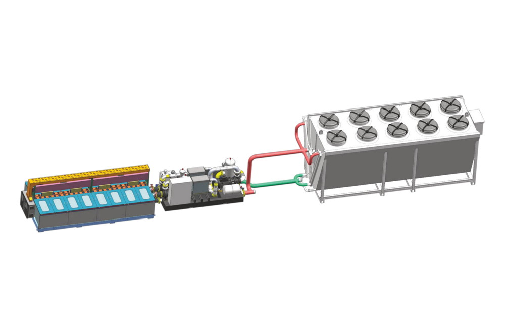Immersion Cooling Plant Type 1.1MW Custom Industrial AC Manufacturer | Venttech