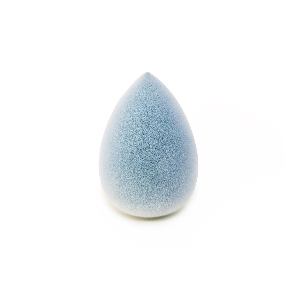 Drop Shape Flocking Makeup Sponge 3D Puff manufacturer, company, OEM ...