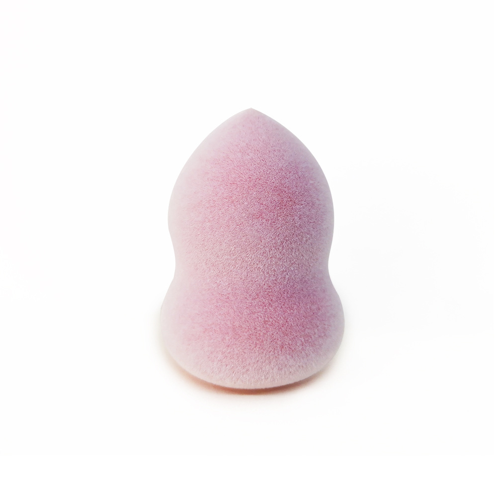Drop Shape Flocking Makeup Sponge 3D Puff manufacturer, company, OEM ...