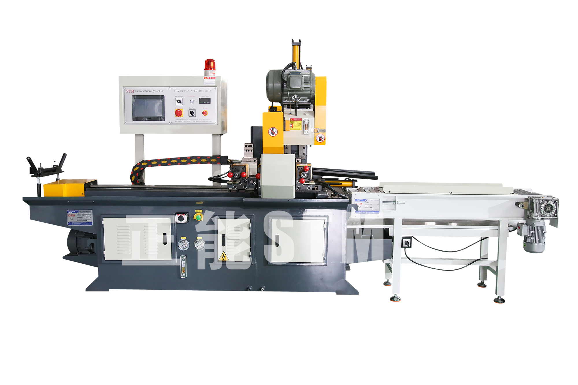 STC-400CNC-L100 Automatic pipe cutting machine automatic cutting ...