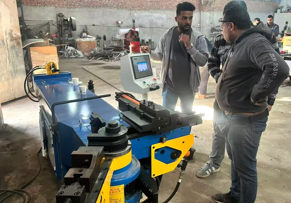 JUGAO CNC Pipe Bending Machine On-Site Training in Egypt Successfully ...