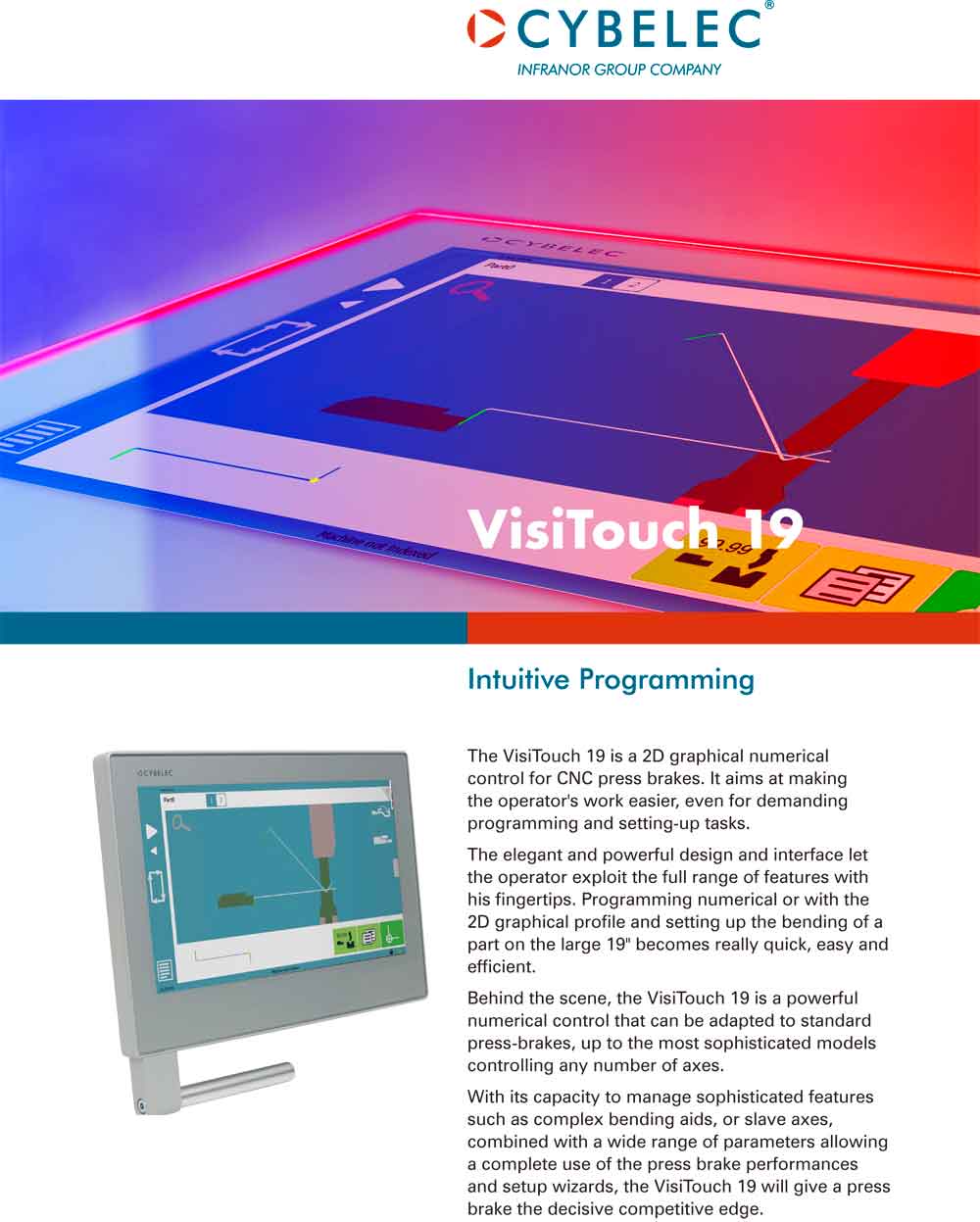 CYBELEC VisiTouch 19 2D and 3D graphical CNC System | JUGAO CNC MACHINE ...