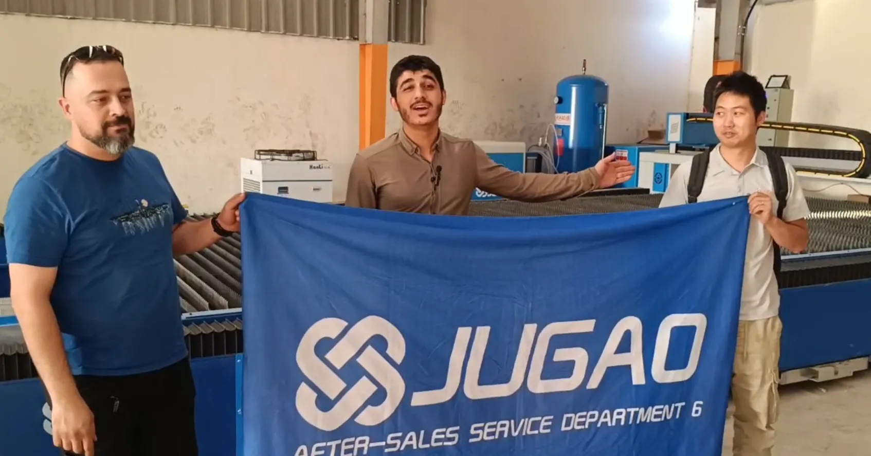 JUGAO Laser Equipment successfully completed the installation and