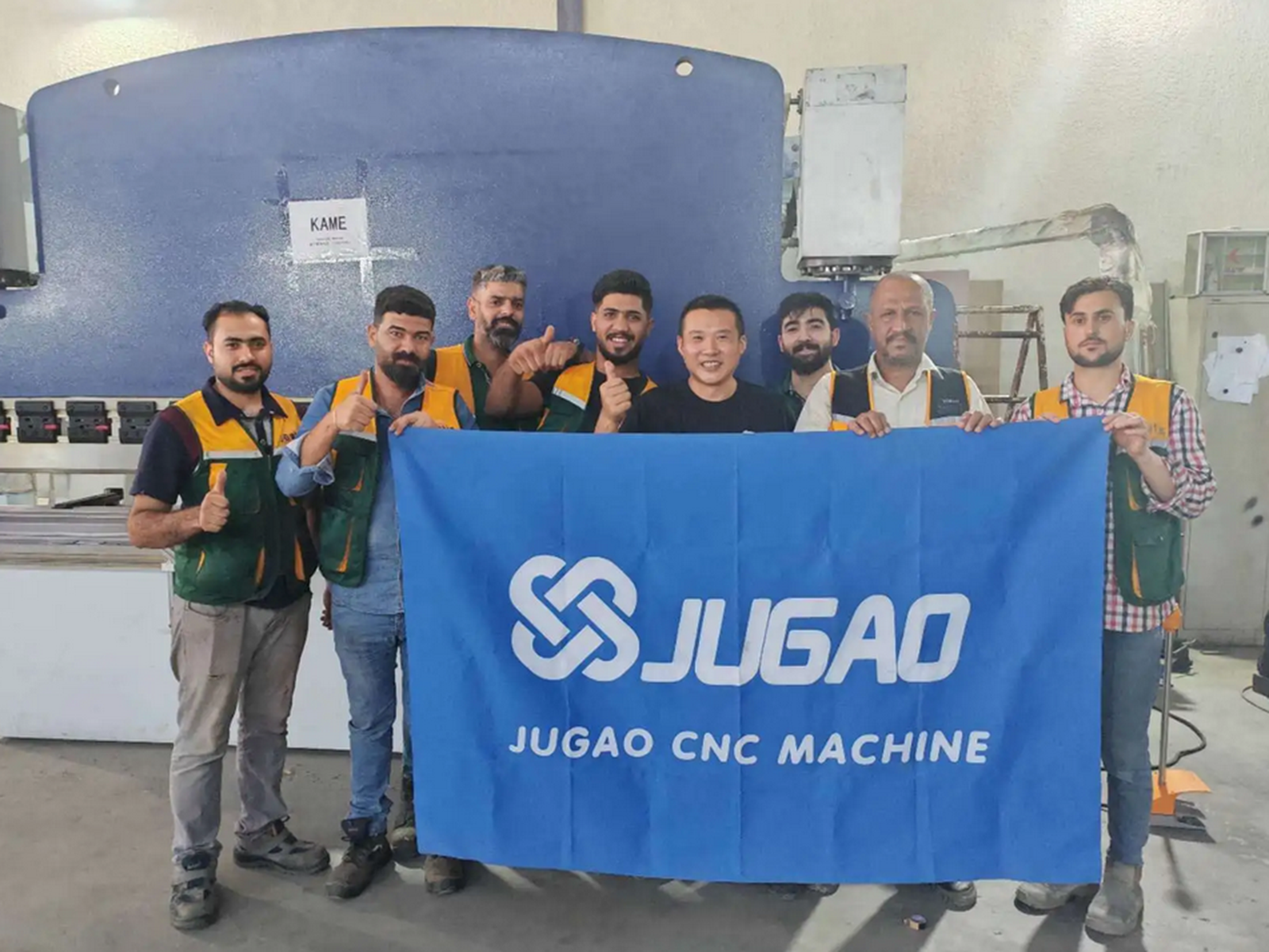JUGAO CNC MACHINE's bending machine is favored by Iraq's BETIS company ...