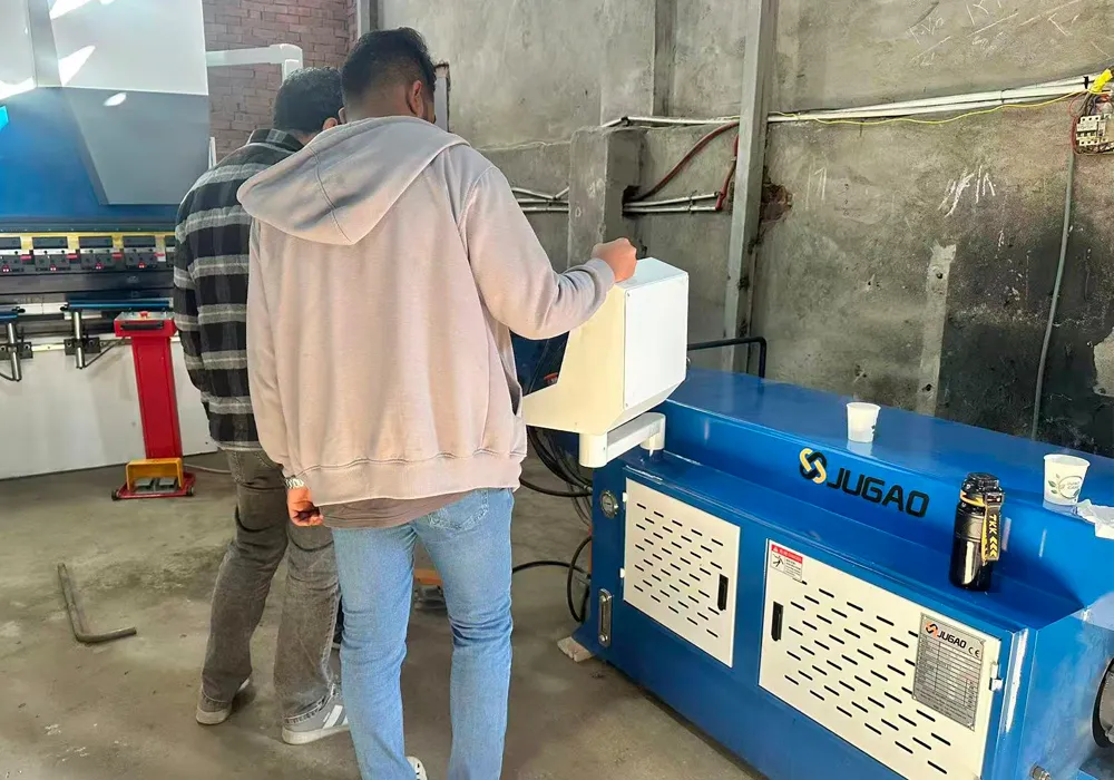 JUGAO CNC Pipe Bending Machine On-Site Training in Egypt Successfully ...