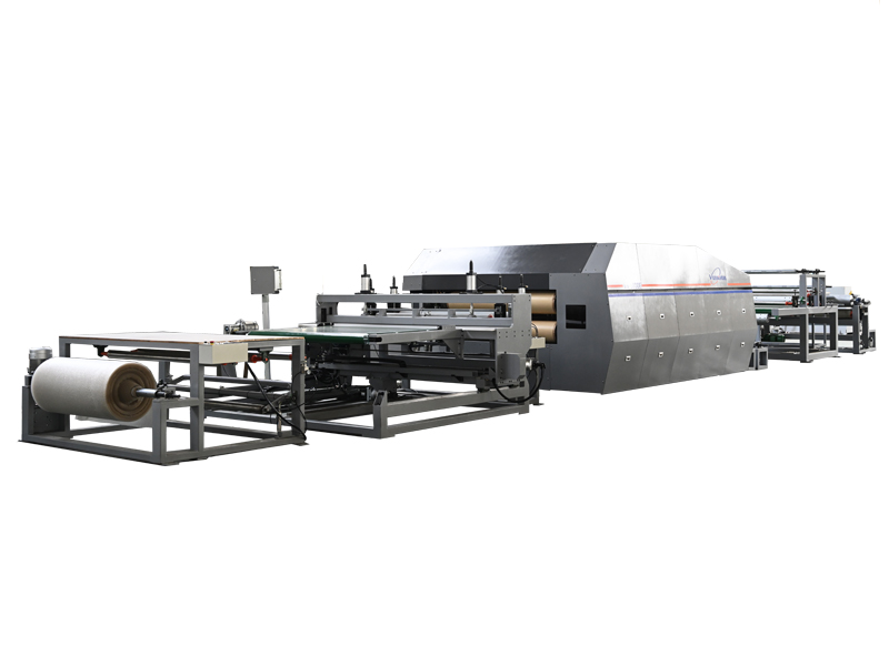 Automatic YH-001 Double Belt Flat Bed Laminating Machine For Fiber ...