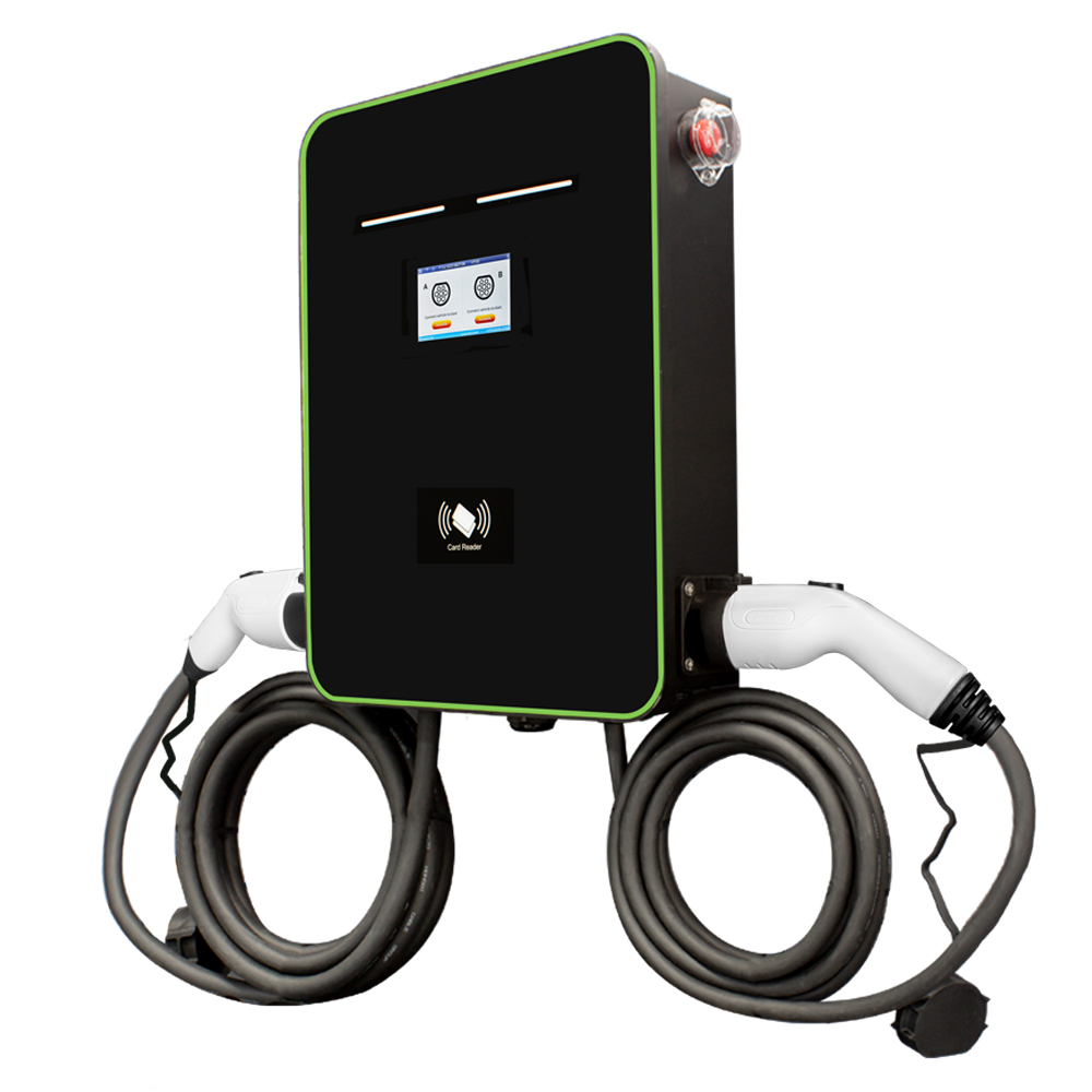 32A 11KW+11KW Dual Gun EV Charger with Type1/Type2 | RawSpark