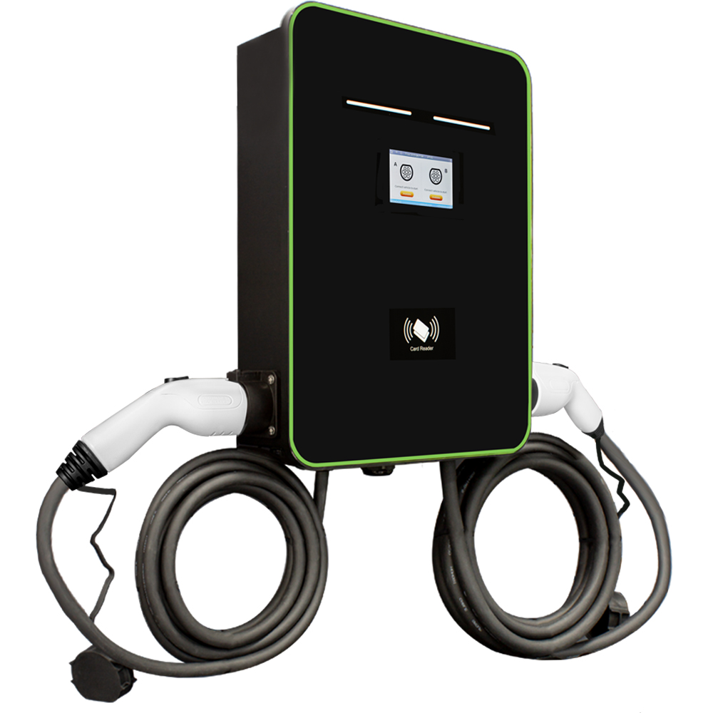 32A 11KW+11KW Dual Gun EV Charger with Type1/Type2 | RawSpark