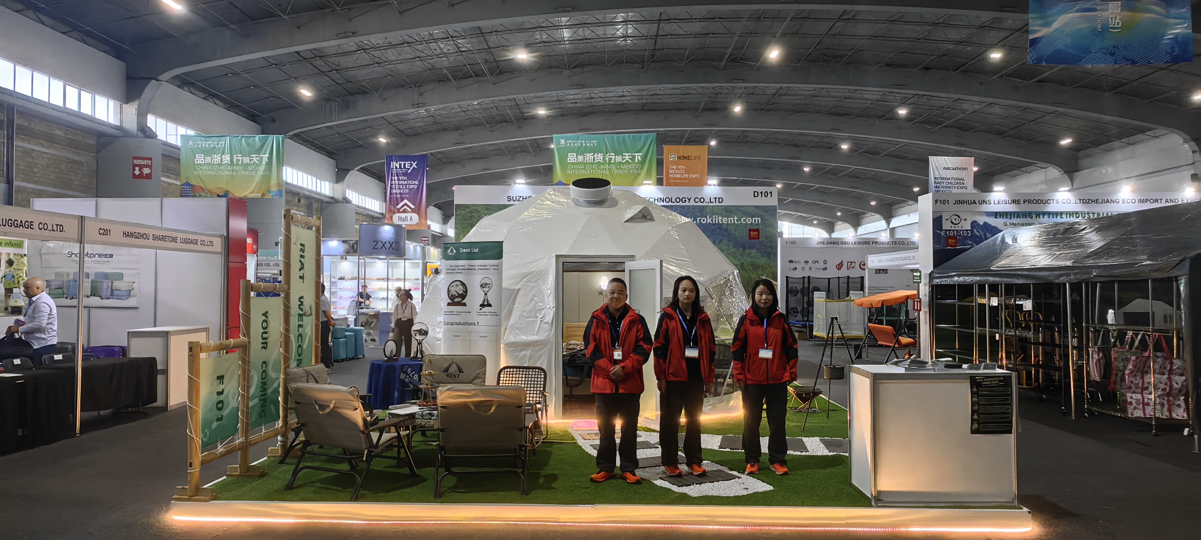 The Mexico exhibition is currently underway | Suzhou Rokii Intelligence ...