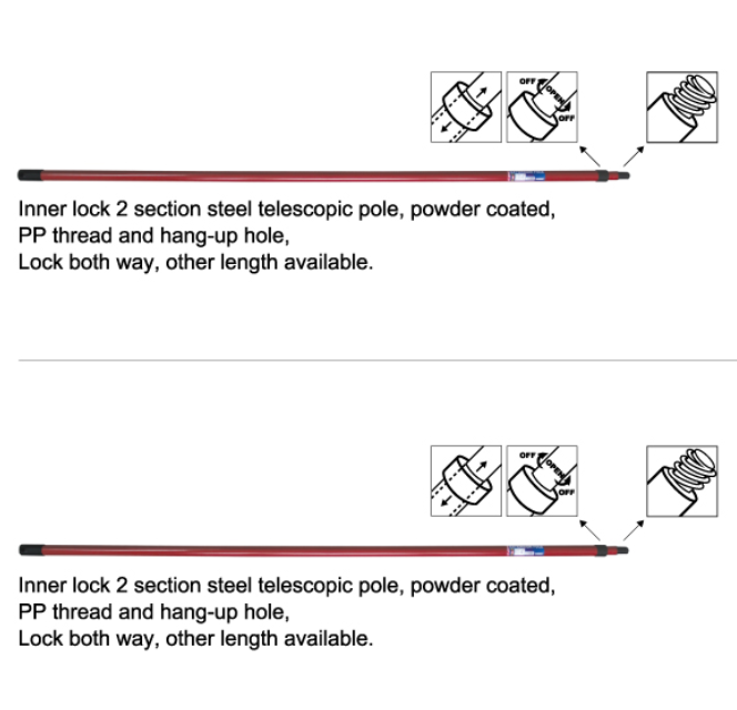 Steel Extension Poles company | Pental Eterna Brushes&Tools Making Co.,Ltd.