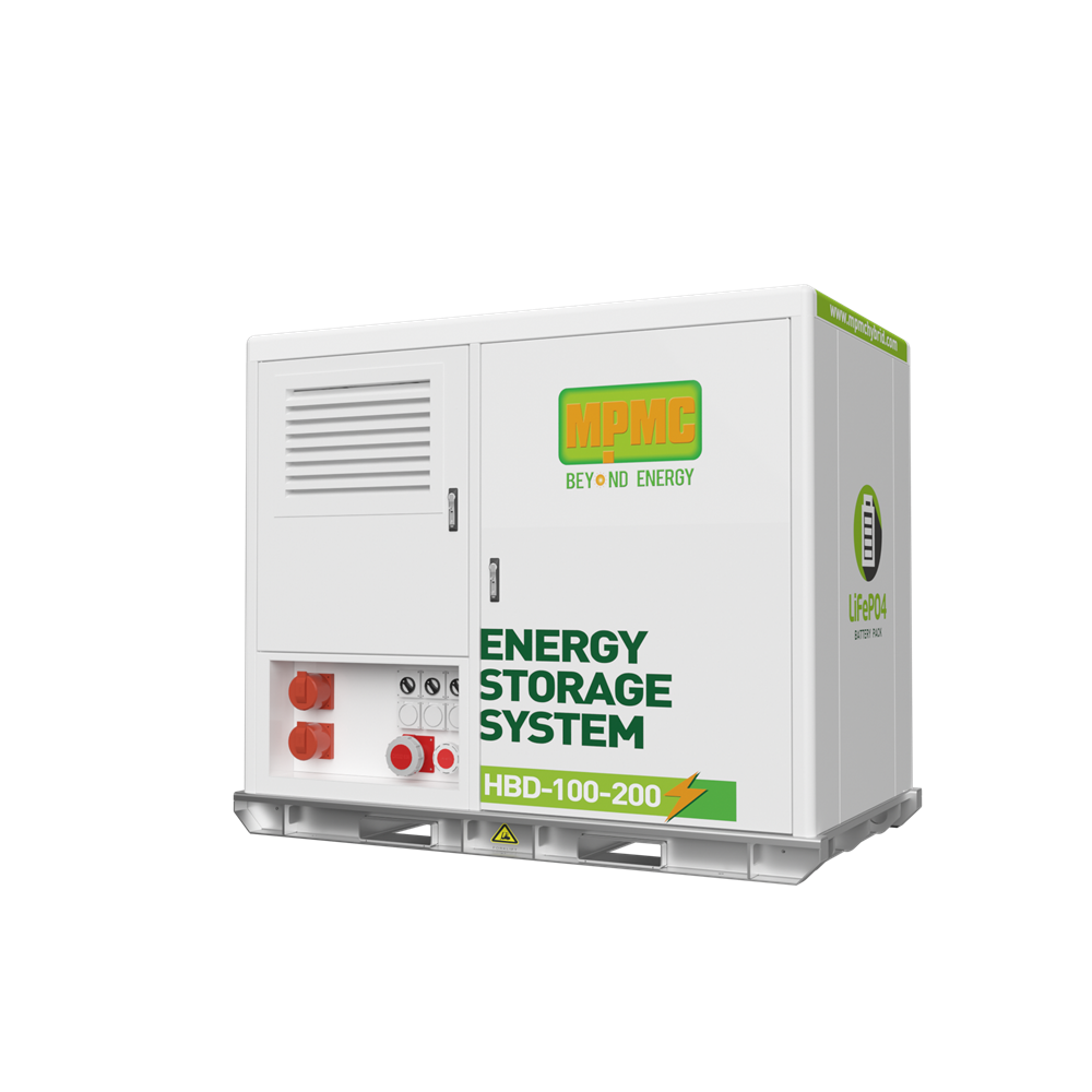 HBD-100 kW-200 KWh Battery Energy Storage System Company, Supplier | MPMC Powertech Corp.