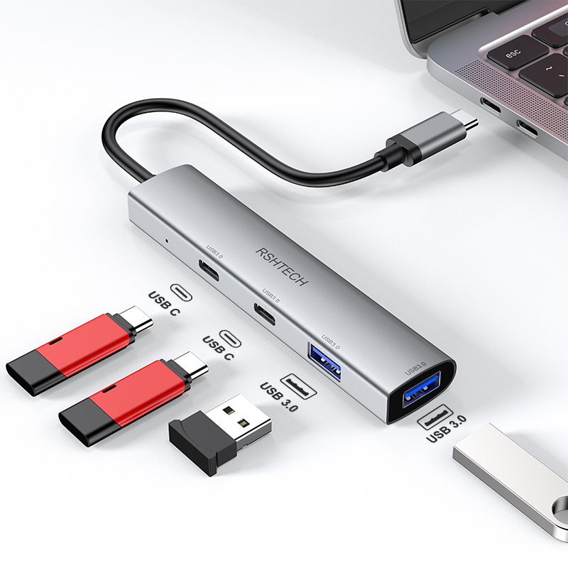 Custom 2 USB A+ 2 USB C Port USB C HUB manufacturer, company, supplier ...