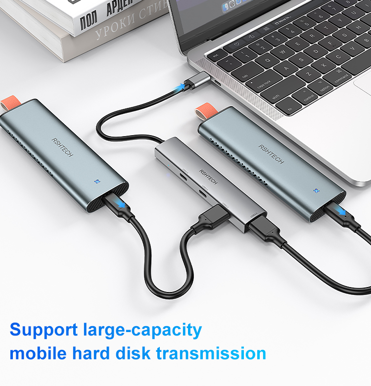 Custom 2 USB A+ 2 USB C Port USB C HUB manufacturer, company, supplier ...