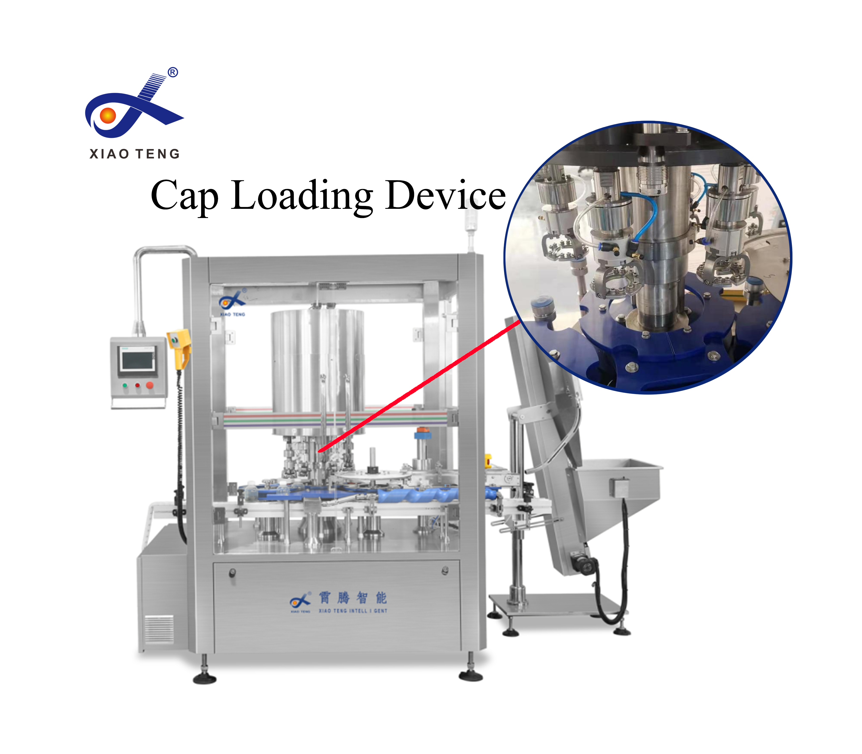 XT-HRC Automatic high speed rotary capping machine manufacturer | Shanghai Xiaoteng Mechanical ...