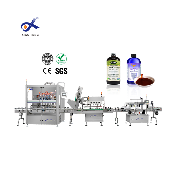 XT-CPL-100 Syrup Filling Production Line manufacturer | Shanghai ...