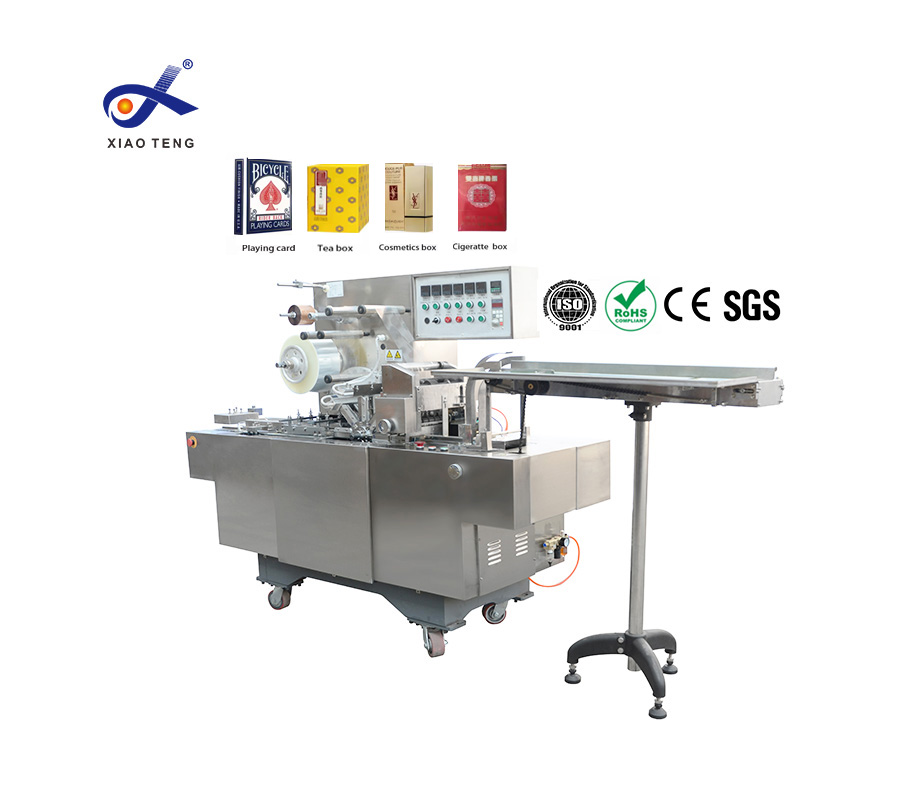 XT-180 Type Adjustable Cellophane 3D Overwrapping Machine(With Tear ...