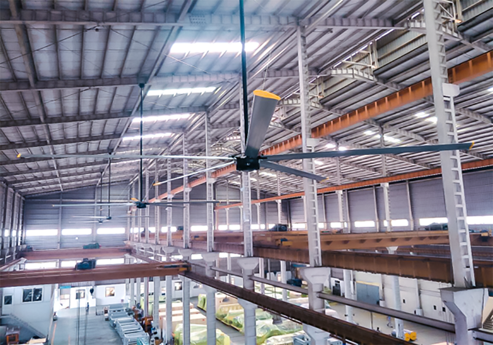 Kipas HVLS di Bengkel | Kale Environmental Technology (Shanghai ...