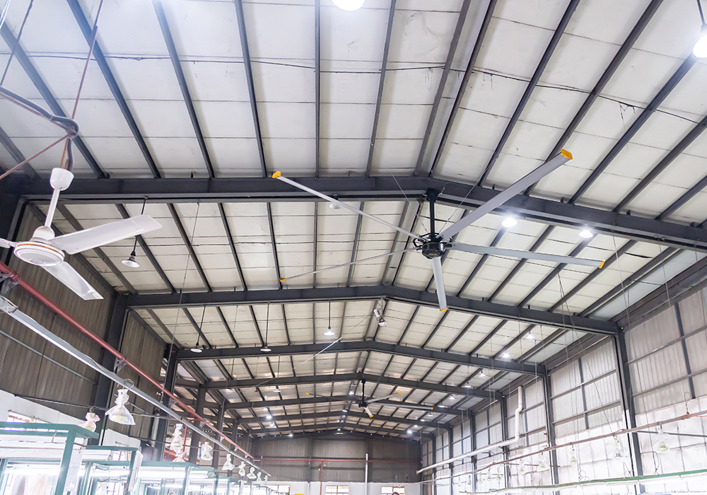 Kale Fans' HVLS Industrial Fans in Manufacturing Plants | Kale ...