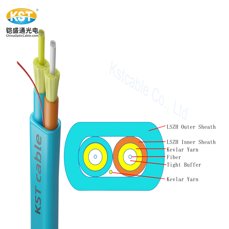 Indoor Flat twin duplex optical fiber cable company, supplier ...
