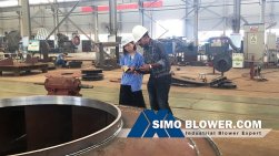 Welcome Indian customer visit SIMO BLOWER-Xinxiang SIMO Blower Co., Ltd.