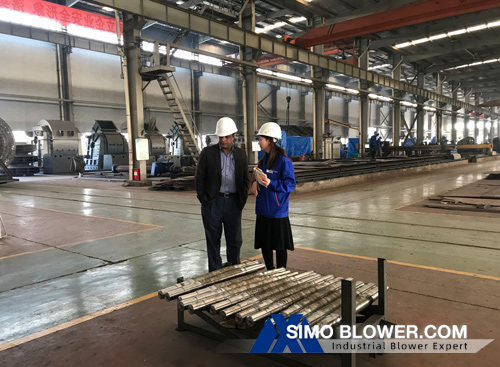 Bangladesh customer visits SIMO Blower-Xinxiang SIMO Blower Co., Ltd.