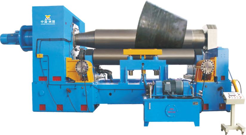 Horizontal Down Roller Adjust 3-Roller Rolling Machine manufacturer ...