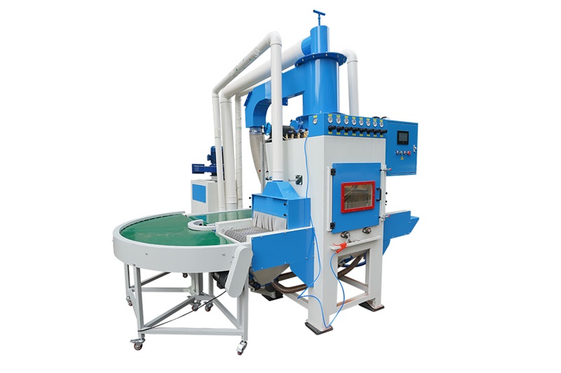 Automatic Inline Conveyor Sand Blasting Machine