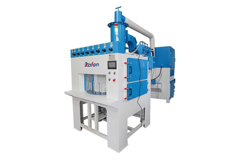 Continuous Rotary Automatic Batch Sand Blasting Machine