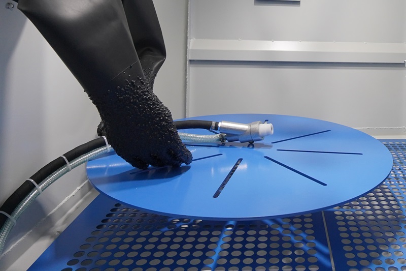 Turntable Blast Machine, Automatic Sandblasting Machine