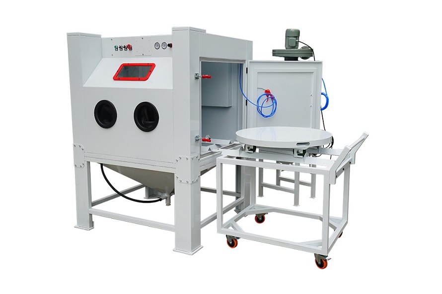 Suction Blast Cabinet, Manual Sandblasting Machine