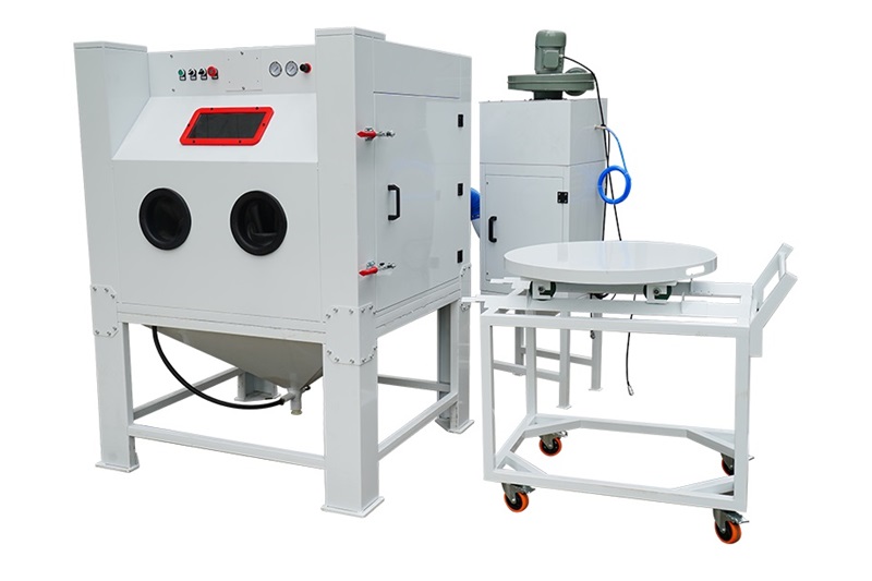 Wheel Sandblasting Cabinet, Manual Blast Machine