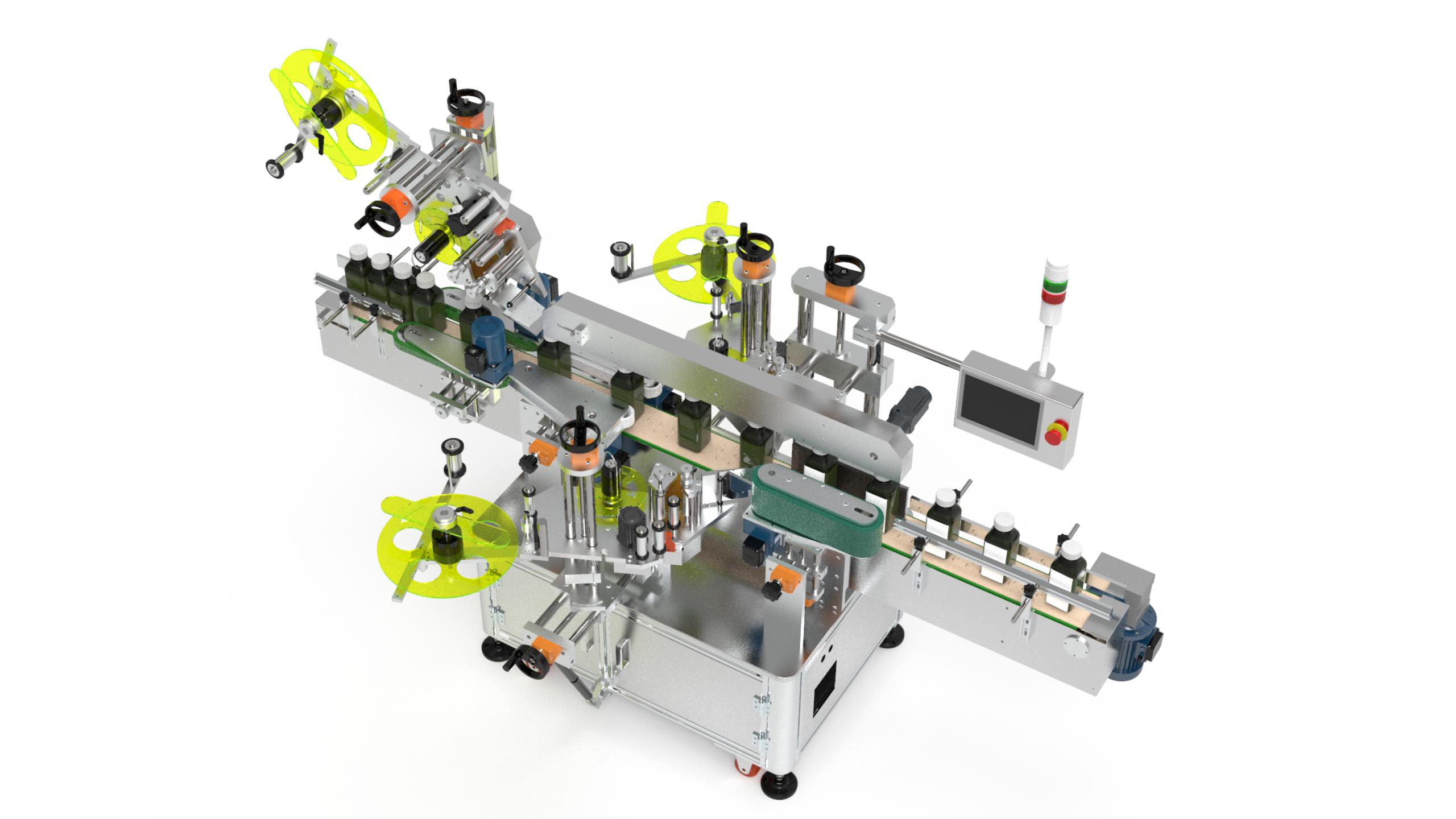 Cup Top and side Labeler manufacturer, Taperec cup labeling machine ...