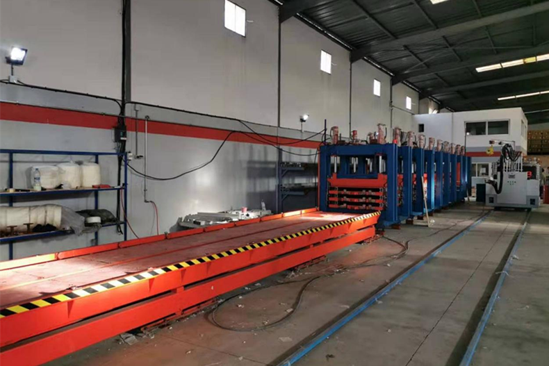 SP1300-12000 (3+3) Layer Panel Press Machine company | Hai Roll Fone