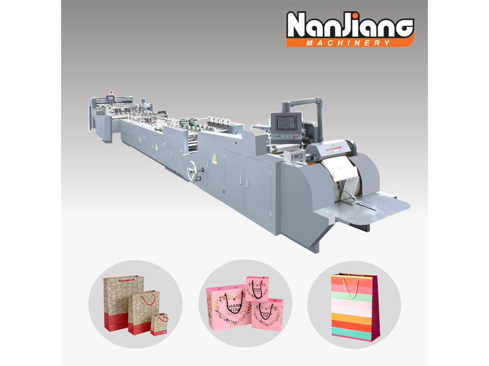 The HD-430A Sheet Feeding Paper Carry Bag Machine With Auto Top-Folding ...