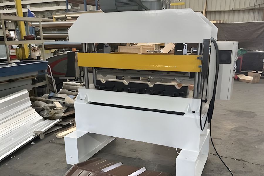 PBR PBU R Panel Roof Ridge Bender Hydraulic Press Machine manufacturer ...