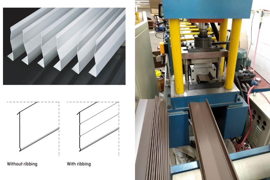 Home > Products > Steel Structure > Louver Ceiling Blade Roll Forming ...