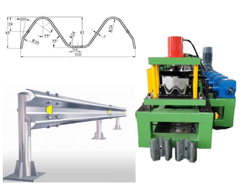 Highway Guardrails roll forming machine